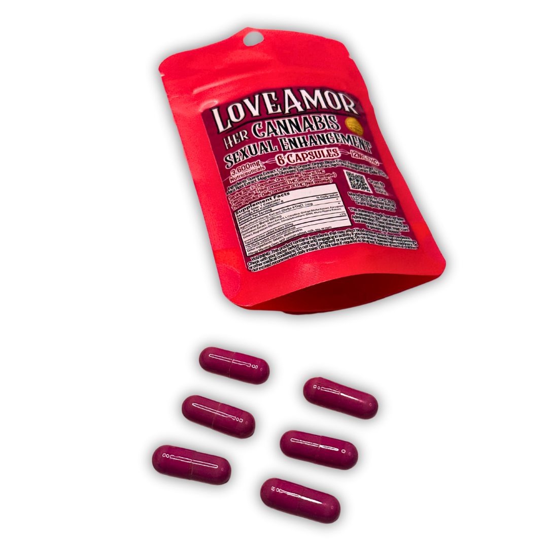 LoveAmor | Sexual Enhancement Capsules (Packaged) | 6ct Packages | 25 ...