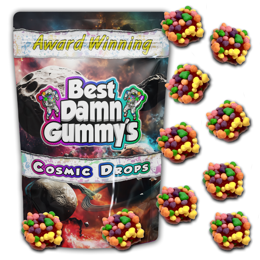 7.5mg Delta 9 Cosmic Drops (Packaged) | 25 Packs MOQ – Best Damn Wholesale